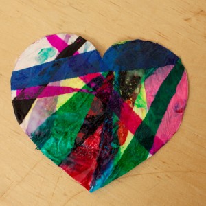 Create Vibrant Valentine’s Hearts with Tissue Paper – Together Blog ...